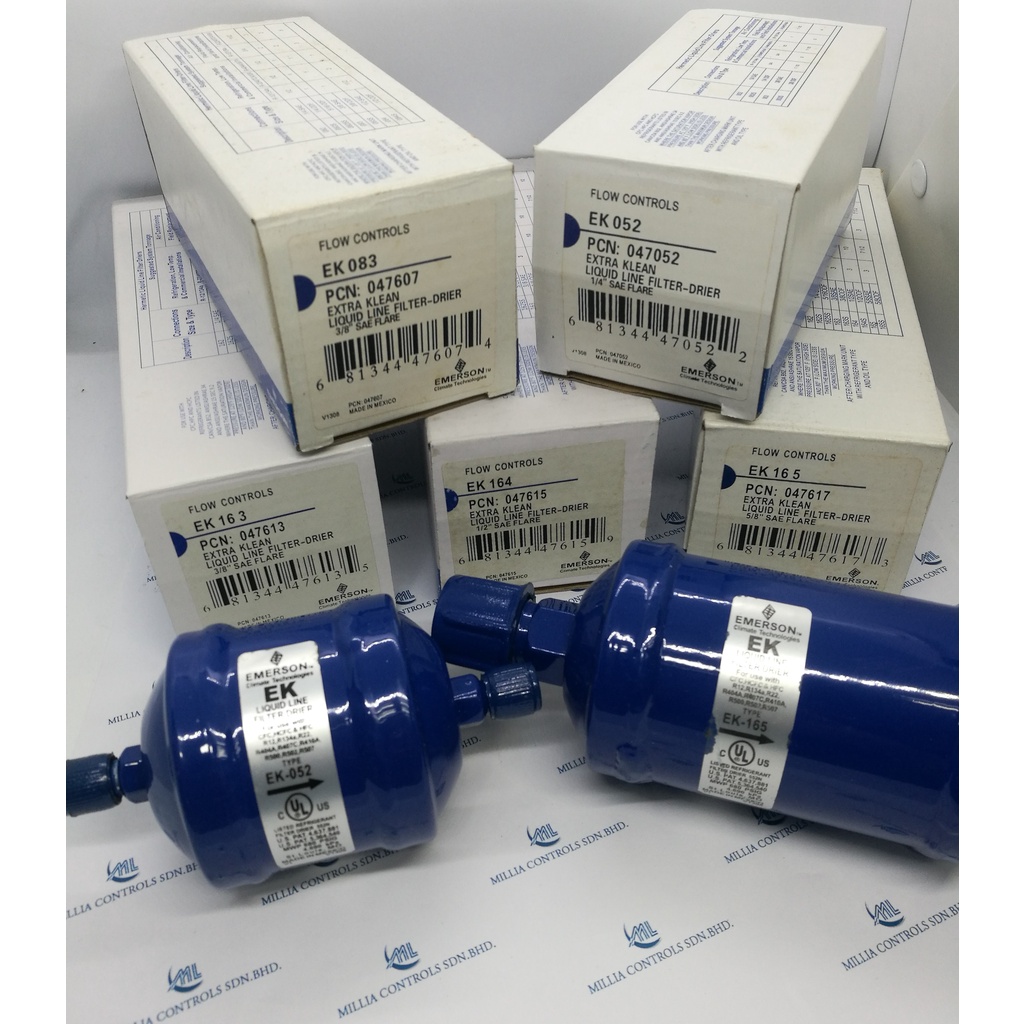EMERSON FILTER DRIER ( NUT ) / EK052 / EK083 / EK163 / EK164 / EK165 ...