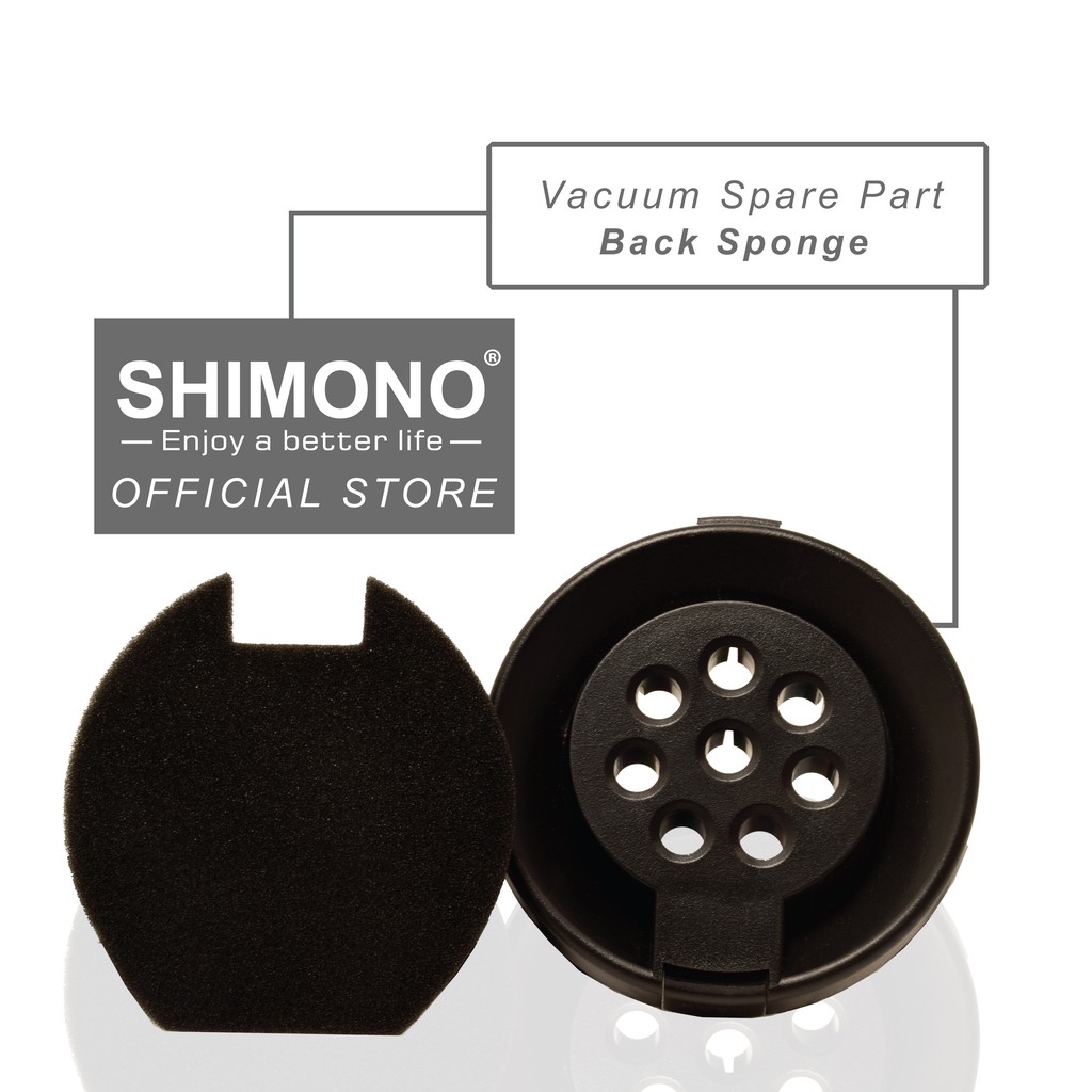 SHIMONO Spare Part Vacuum Back Sponge + Back Cover (SVC 1013) | Shopee ...