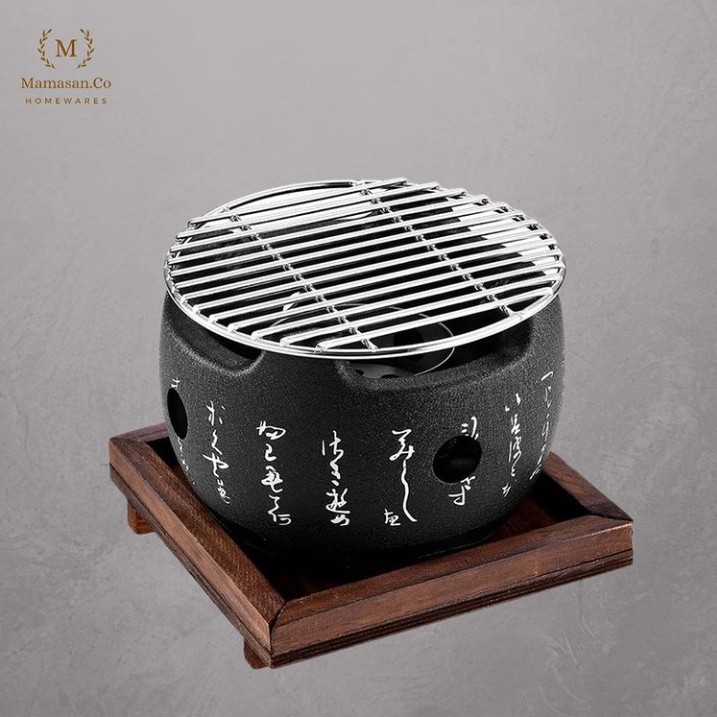 Hibachi Japanese BBQ Grill Round | Grill Tool by Mamasan.Co | Shopee ...