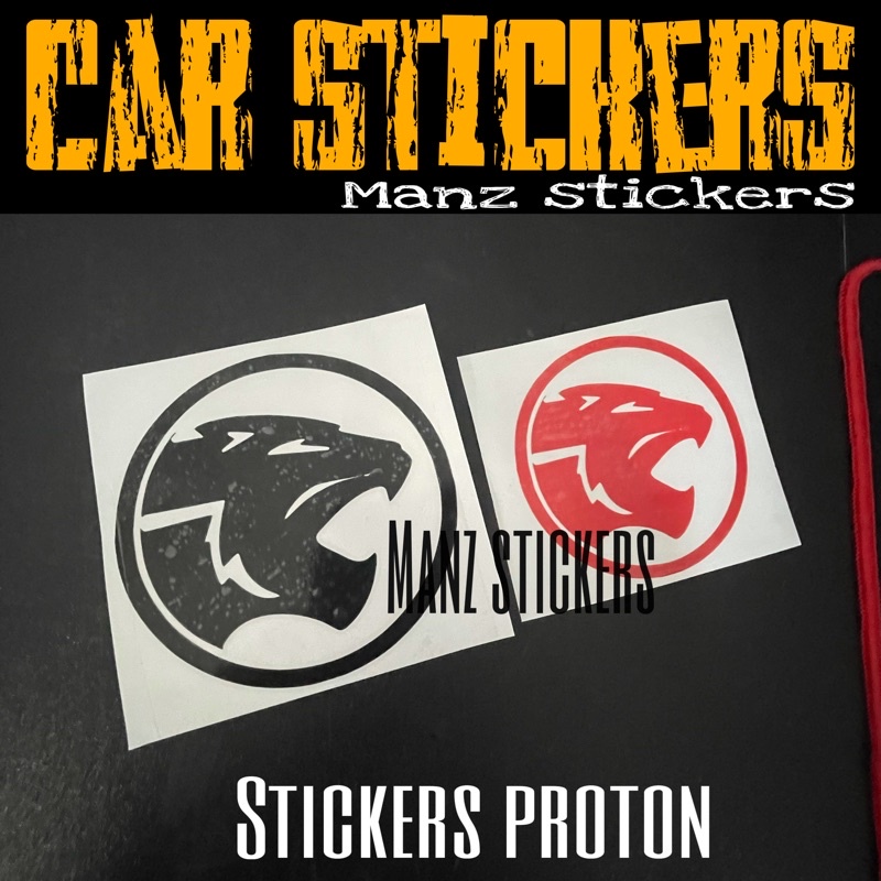 stickers logo proton 2021 / stickers kereta logo proton 2021 | Shopee ...