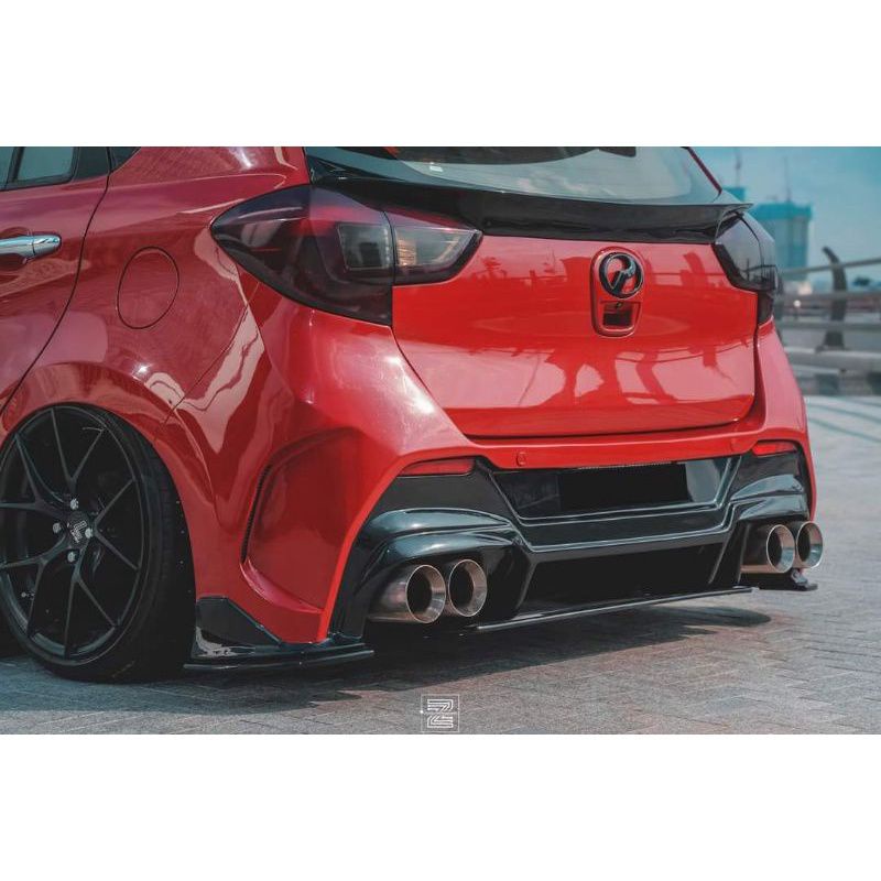 Myvi Gen3 mg3 rear bonet spoiler myvi 2018 betong bodykit duck tail ...
