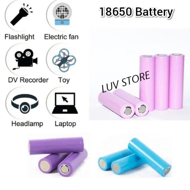 18650 Rechargeable Lithium Battery 1500Mah | Shopee Malaysia