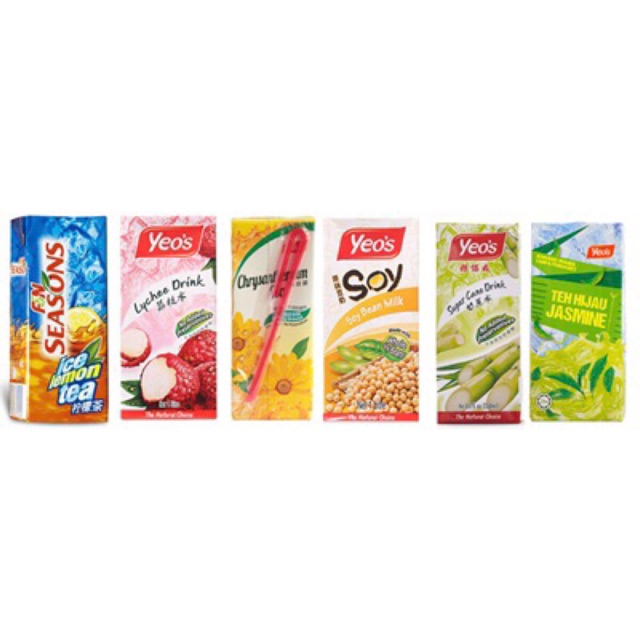【200ml】Yeo’s Yeos Packet Drink | Shopee Malaysia