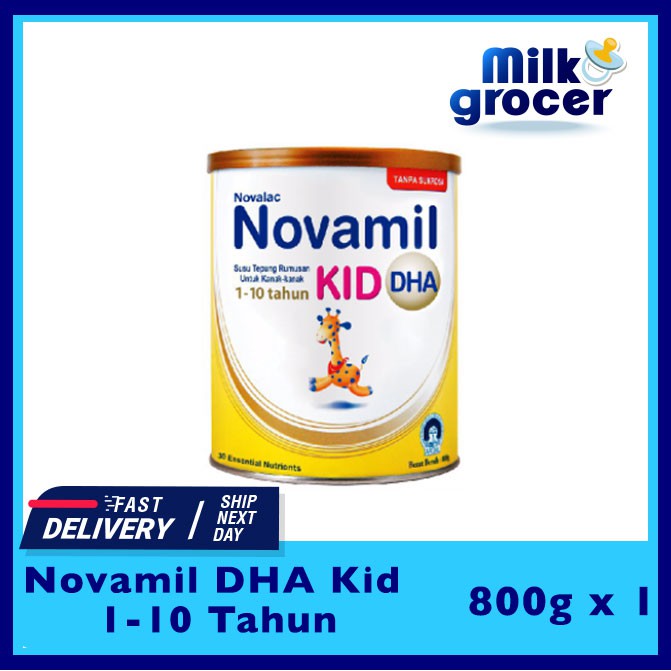 Novamil DHA Kid 800g x 1 (New Packaging) | Shopee Malaysia