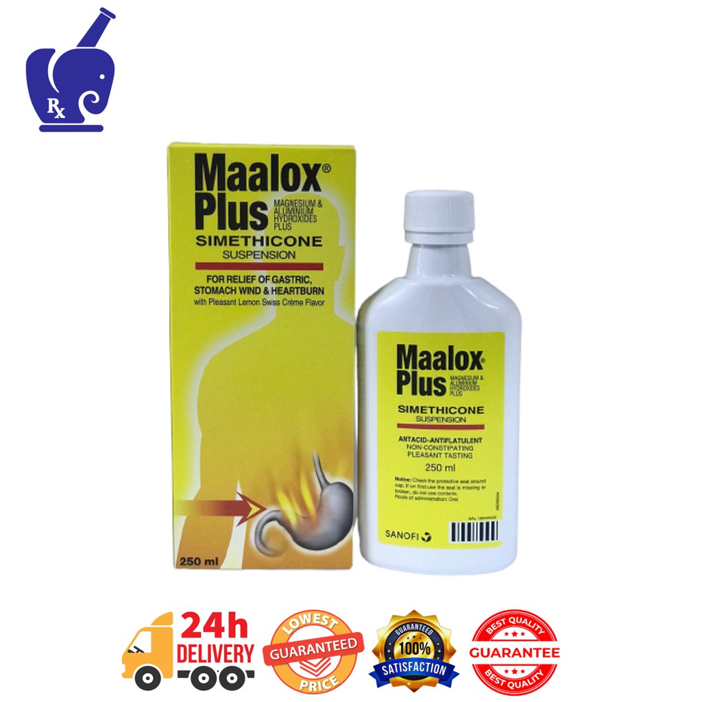 Maalox Plus Oral Suspension 250ml Gastric Relief | Shopee Malaysia