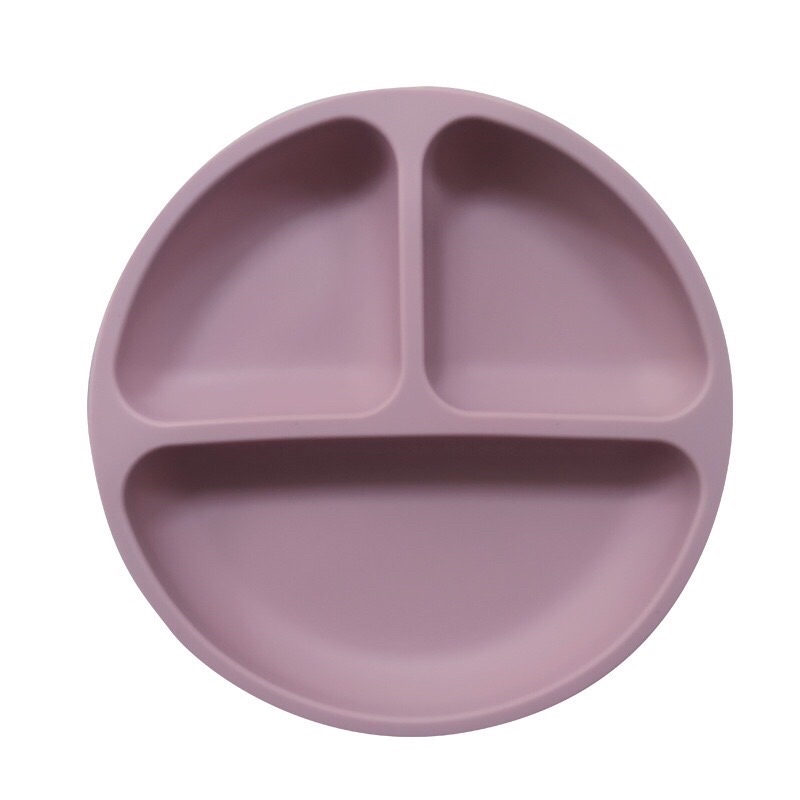 Baby Silicone Anti Slip Suction Plate BLW Self Learning Eat Bowl ...
