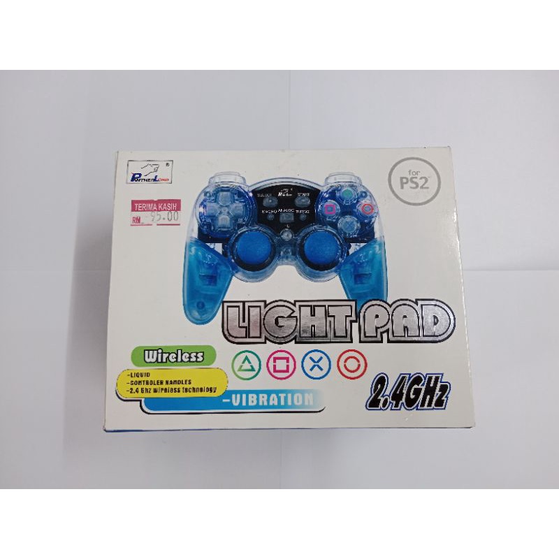 PS2 Transperant Wireless Controller Hight Performance ( Light Pad ...