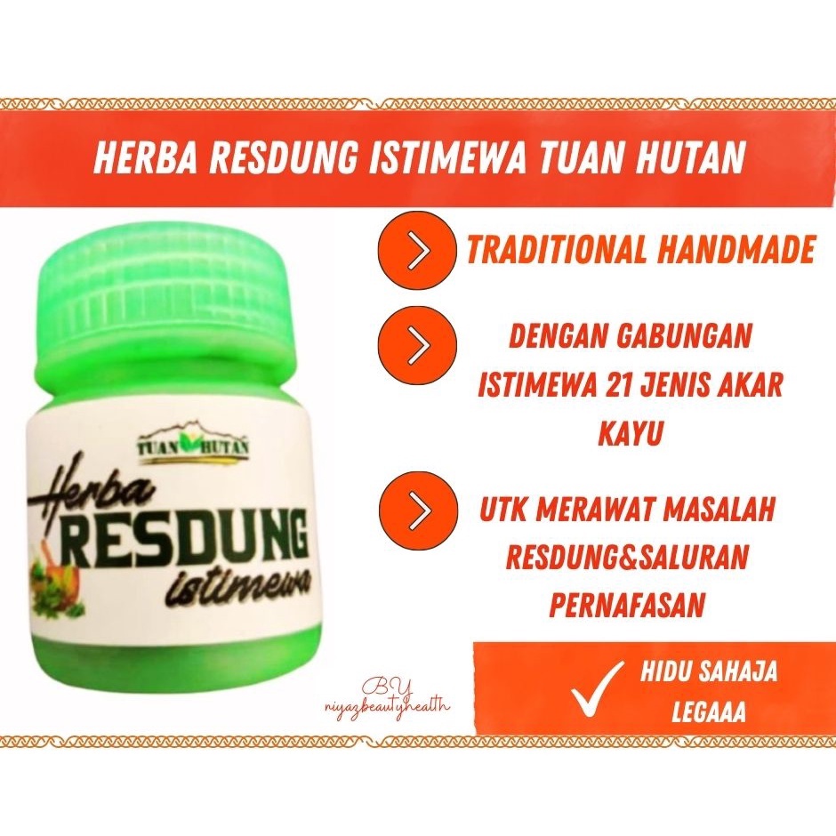 Herba Resdung Terbaik Tuan Hutan Aroma Terapi Ubat Mengubati Resdong ...