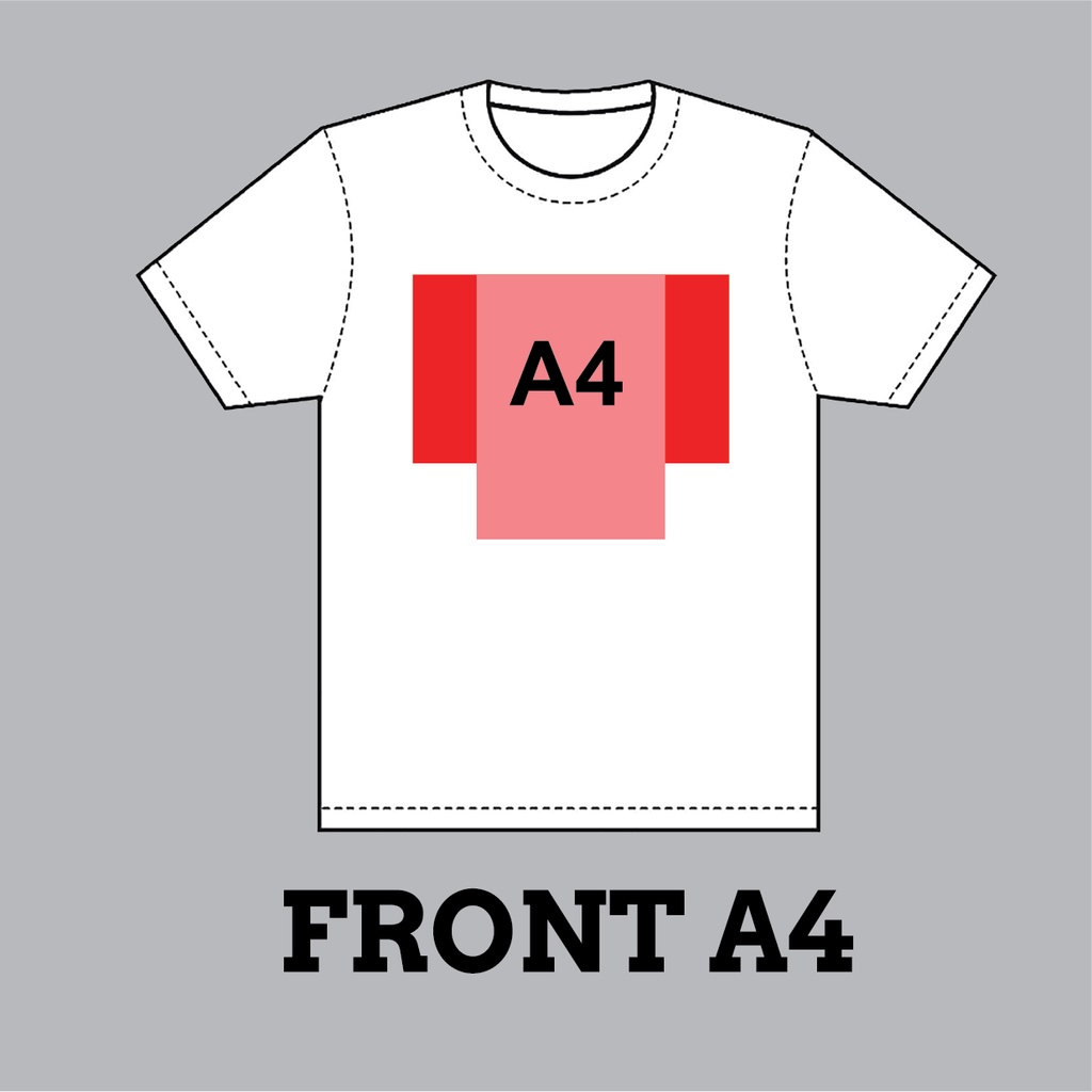 CUSTOM T-Shirt Printing Service Cetak Baju [NO MINIMUM ORDER] | Shopee ...