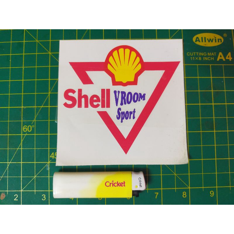 sticker lama Shell Vroom Yamaha RXZ honda EX5 kawasaki GTO AR 125 ...