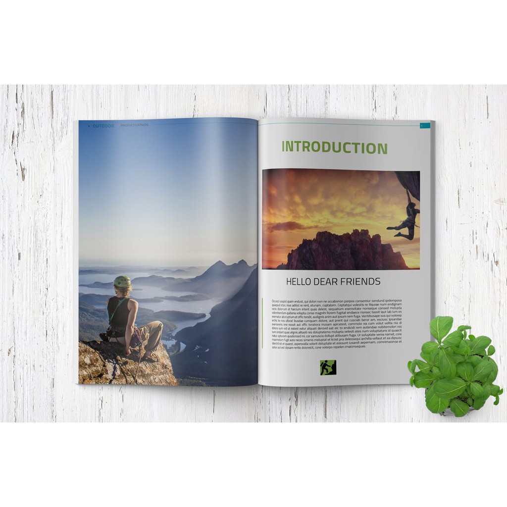 Outdoor - Clothing Product Catalogue | Templates | Editable | Easy to ...