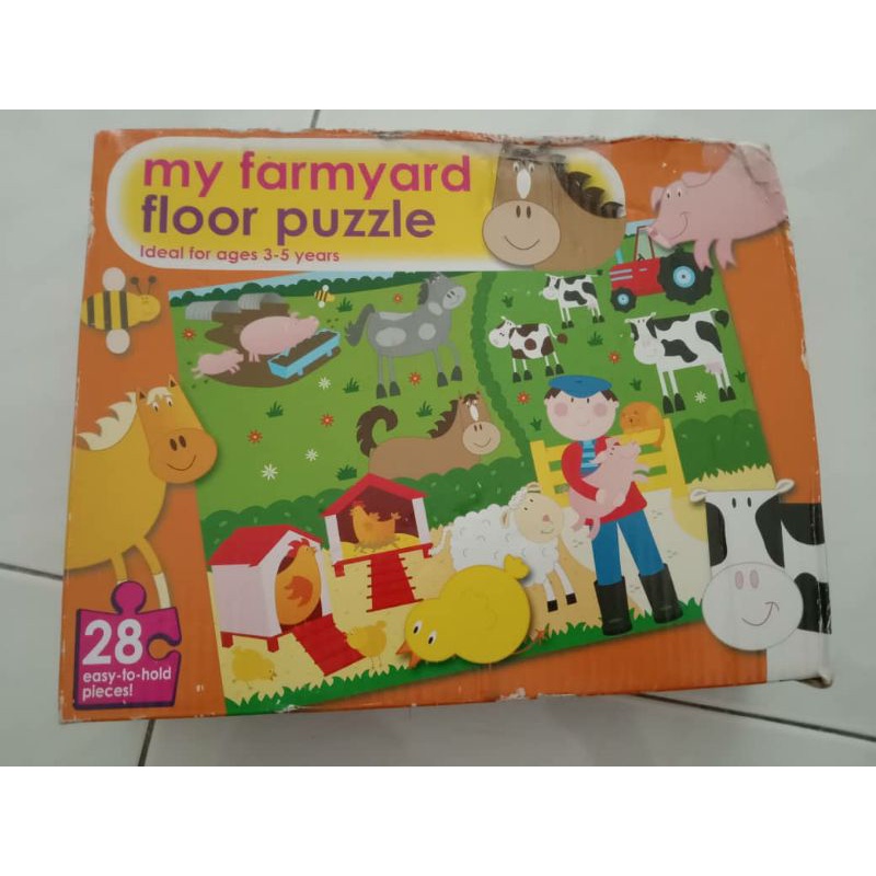 my farmyard floor puzzle | Shopee Malaysia