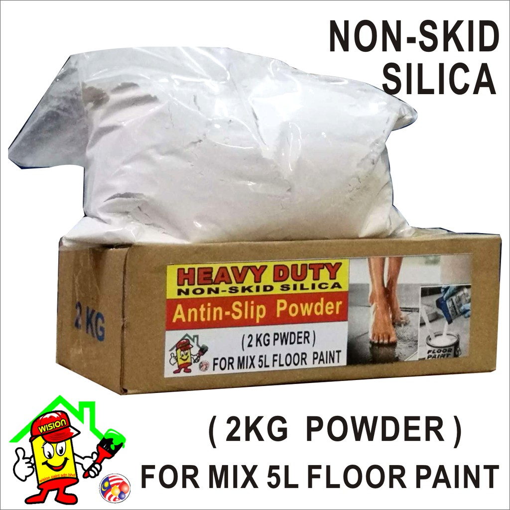 ( 2KG ) anti slip powder 2kg not skid silica for mix 5L EPOXY PAINT ...