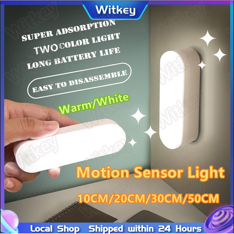 Motion Sensor Light LED Light 10CM/20CM/30CM Warm/White USB ...