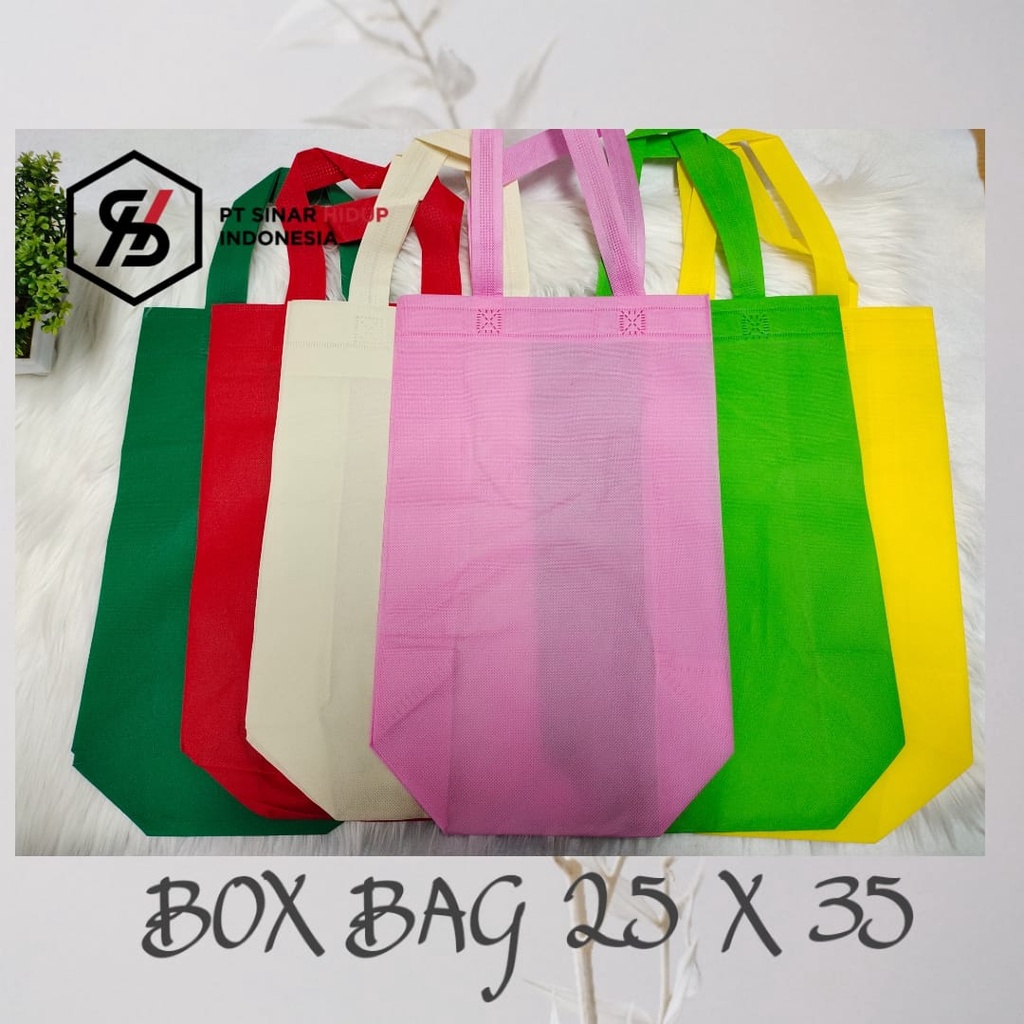 Goodie Bag Shopping Bag Bb 25 Box Rice Box Cake Box 25x35x10 Spunbond ...