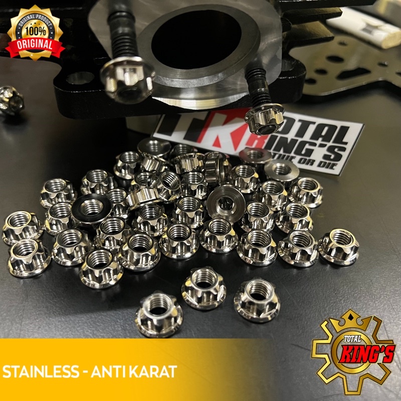 Mur M8 DRAT 12 PROBOLT EXHAUST ETC MODEL BOLONG (1pcs) | Shopee Malaysia