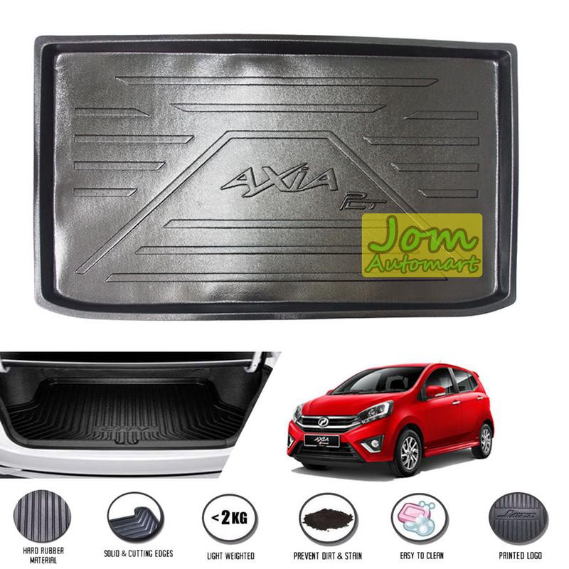 Perodua Axia Anti Slip Rear ABS Boot Tray | Shopee Malaysia