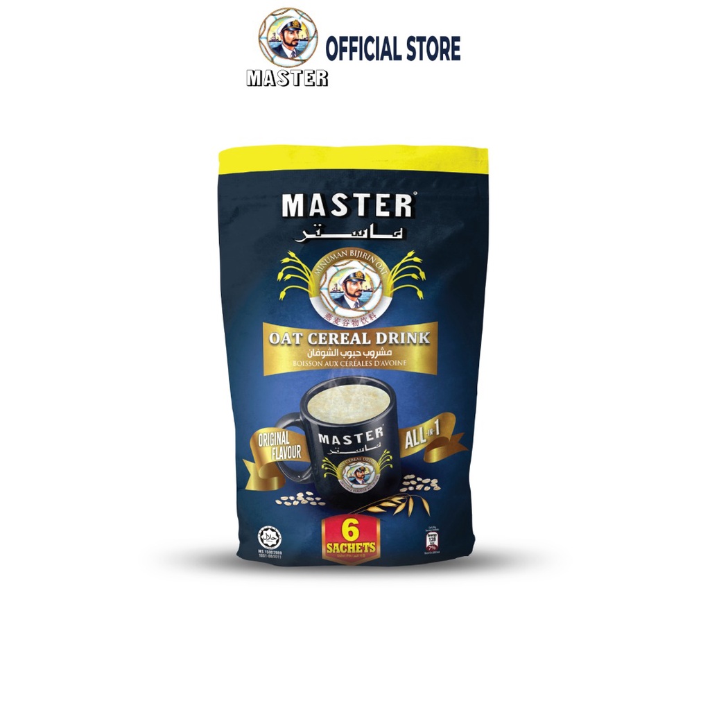 Master Oat Cereal Drink Original - 30gx6 (EXP: 07/2025) | Shopee Malaysia