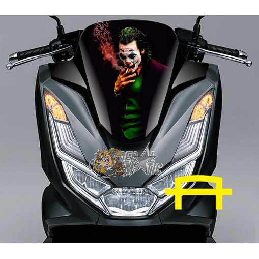 Honda PCX 150/PCX 160 Motorcycle Windshield Sticker - PCX 2021 Joker ...