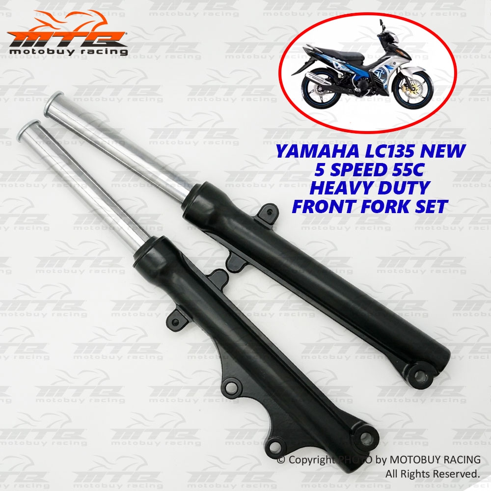 YAMAHA LC135 NEW 5 SPEED 55C HEAVY DUTY FRONT FORK SET | Shopee Malaysia