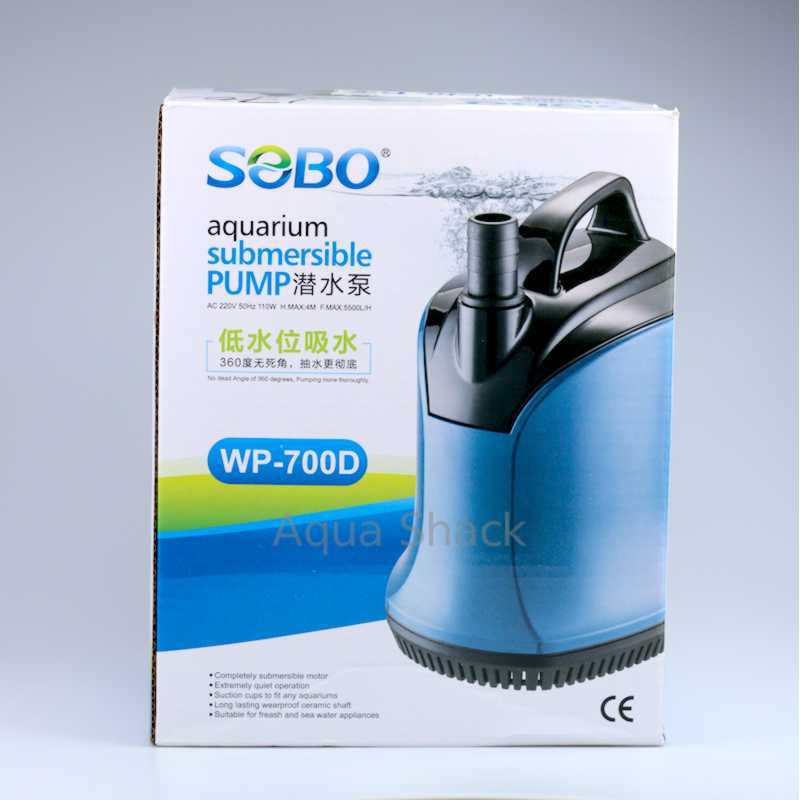 Shallow Water Submersible Pump - SOBO WP-700D - Aquarium | Hydroponic | Aquaponic | Shopee Malaysia