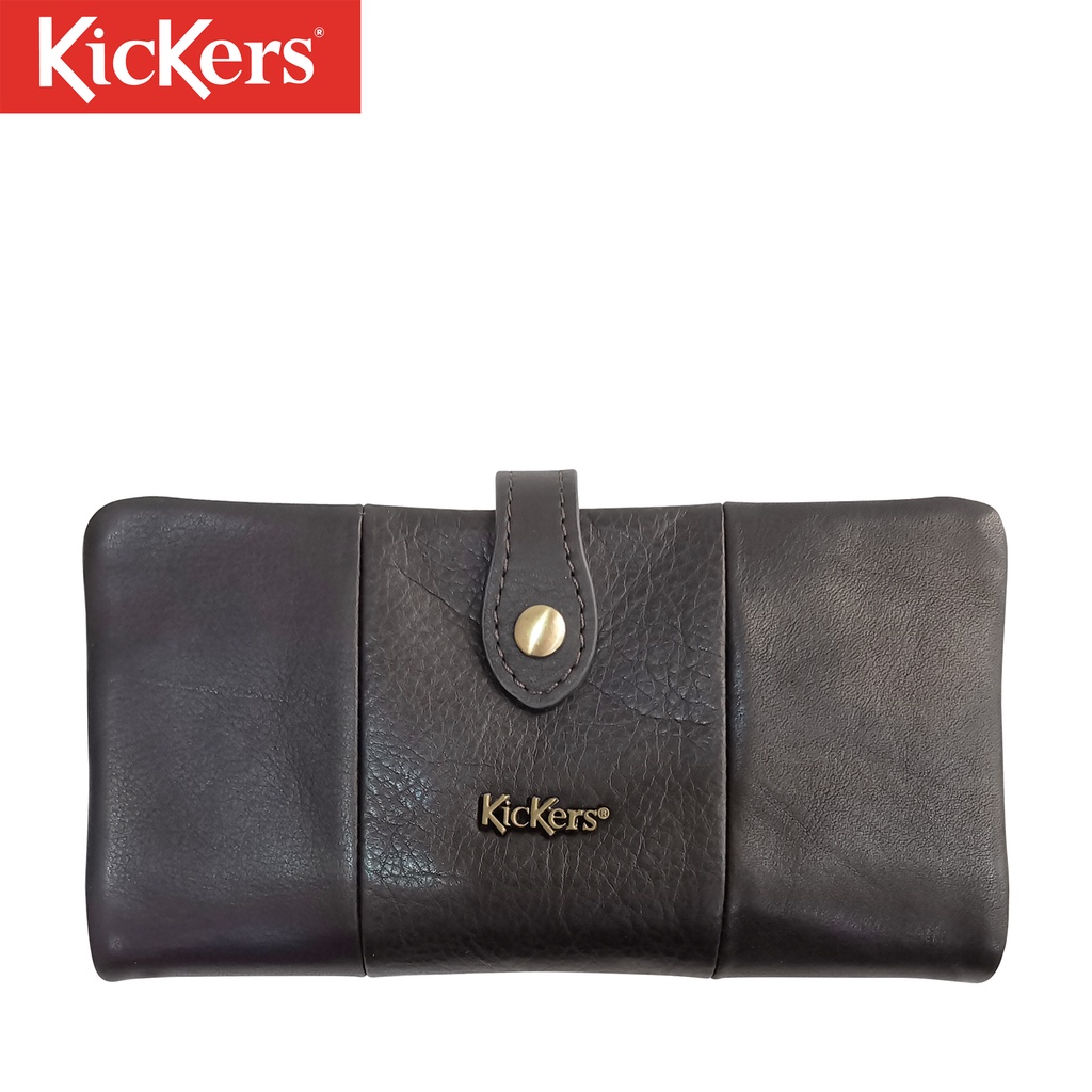 Kickers Leather Ladies Button Long Purse KDEE83830 | Shopee Malaysia