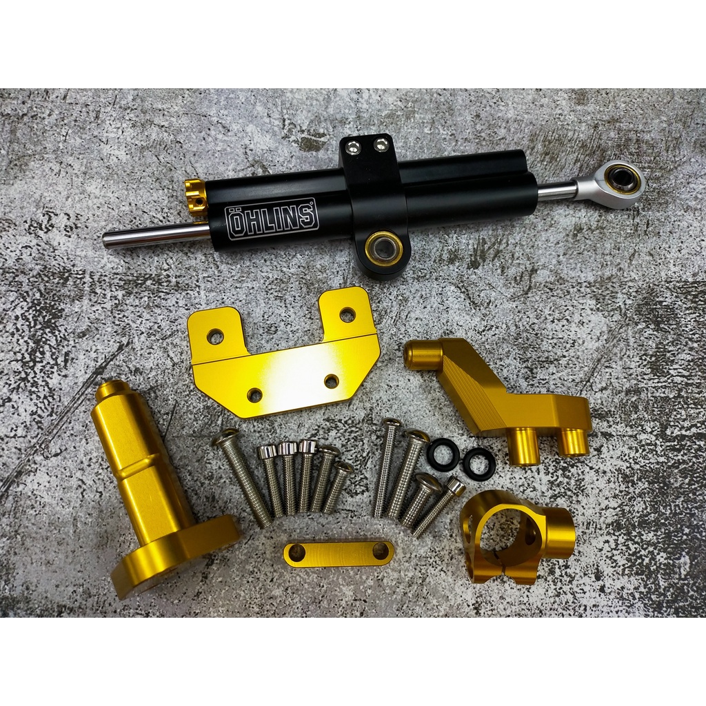 Ohlins Damper With Bracket R25 v1 Set Damper And Bracket | Shopee Malaysia