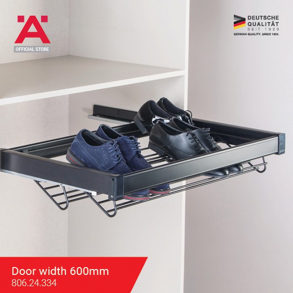 Hafele [Build In] PREMIO - Pull Out Shoe Rack For Wardrobe For Cabinet ...