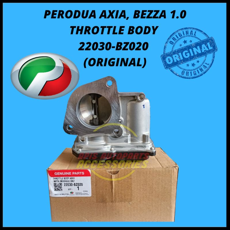 (ORIGINAL) PERODUA AXIA, BEZZA 1.0 - THROTTLE BODY 22030-BZ020 | Shopee ...