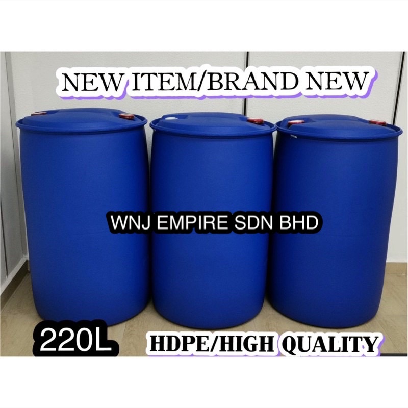 🔥NEW/BARU🔥TONG DRUM🔥NEW/BARU🔥220L TIGHT HEAD | Shopee Malaysia