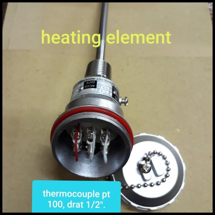 Pt 100 Thread Thermocouple 1/2" P:200Mm | Shopee Malaysia