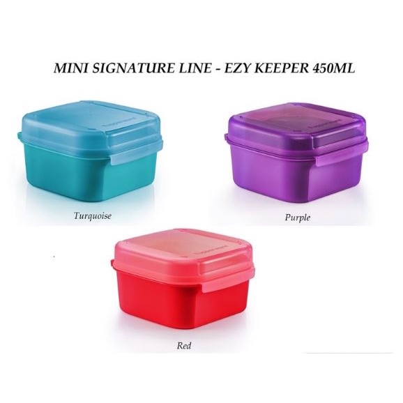 Tupperware Mini Signature Line - Small Ezy Keeper 450ml | Shopee Malaysia
