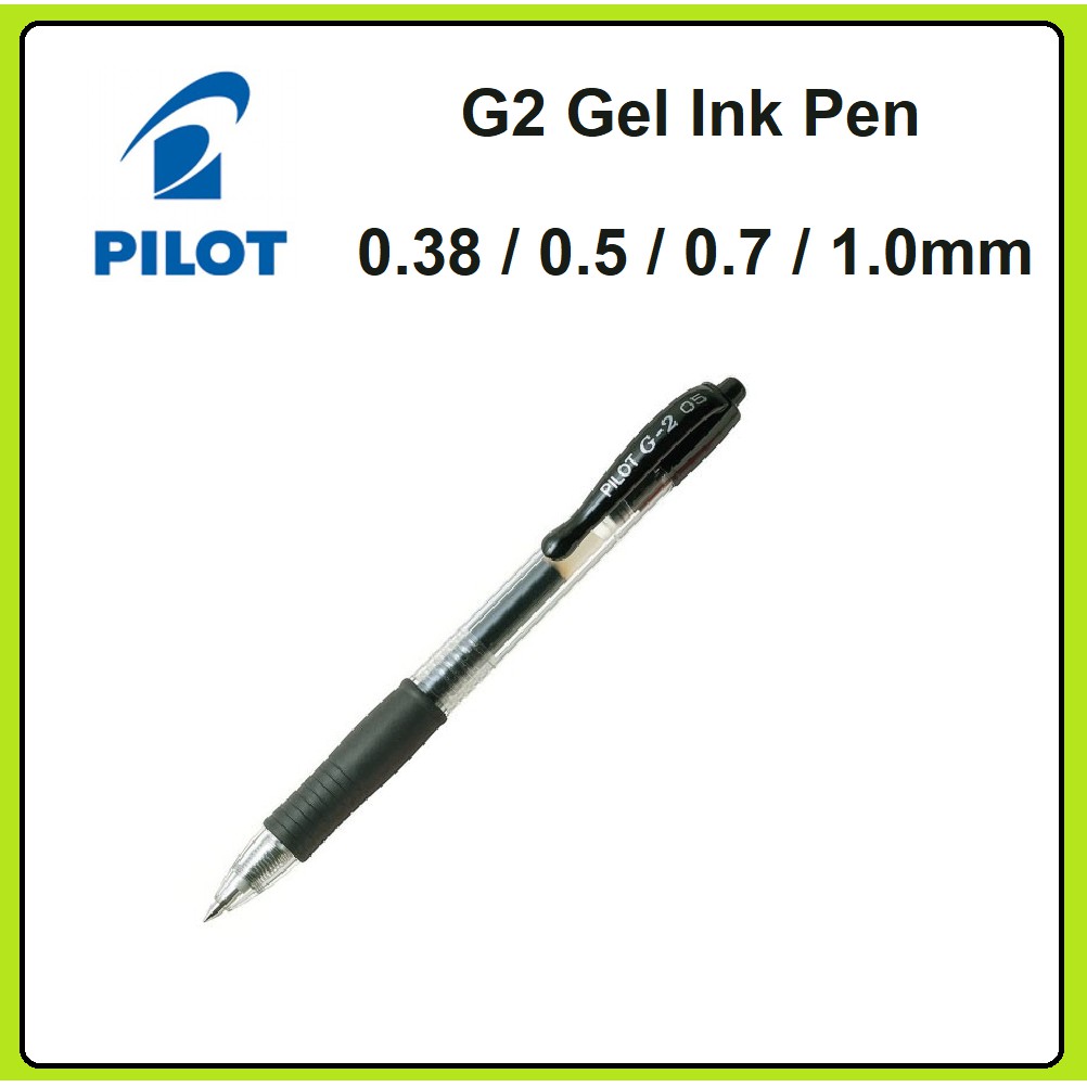 Pilot Pen G2 Gel Ink Pen 0.38 / 0.5 / 0.7 / 1.0mm | Shopee Malaysia