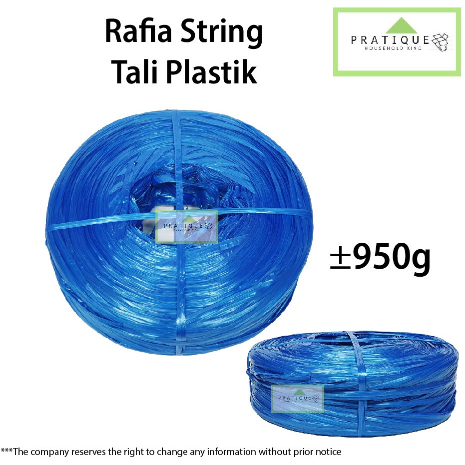 Raffia String / Plastic String / Rope / Tali Rafia Plastik | Shopee ...