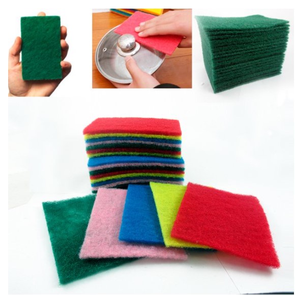 Span Cuci Periuk 10pcs Scouring Sponge Dishwashing Sponge Dish Cleaning ...