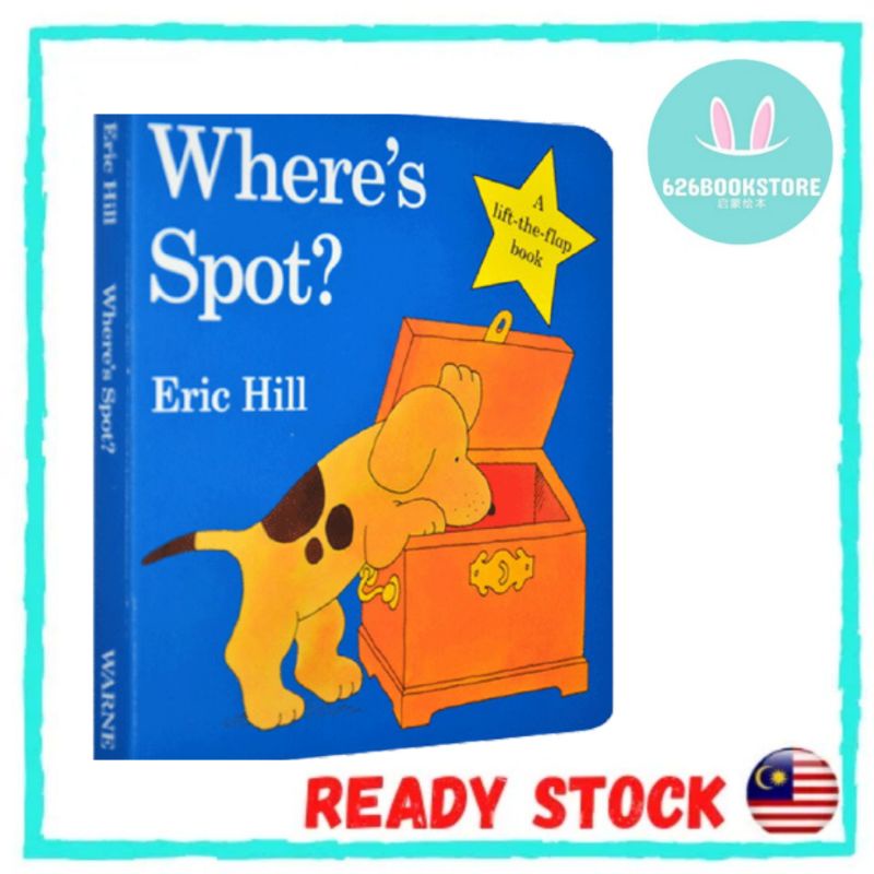 Where's is Spot? Eric Hill Original Board book 1-4 years old English ...