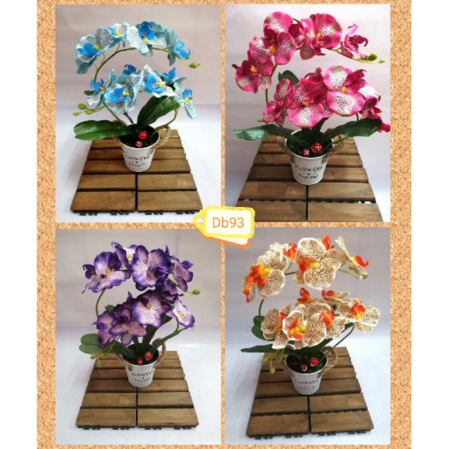 Bunga orkid bintik new design siap gubah🔥(138) | Shopee Malaysia