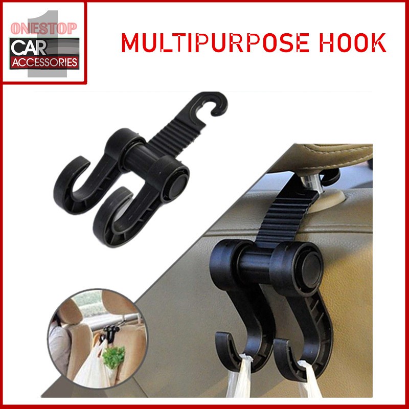 Multipurpose Rotating Car Hanger/Car Holder Durable Hook Hanger (Black ...