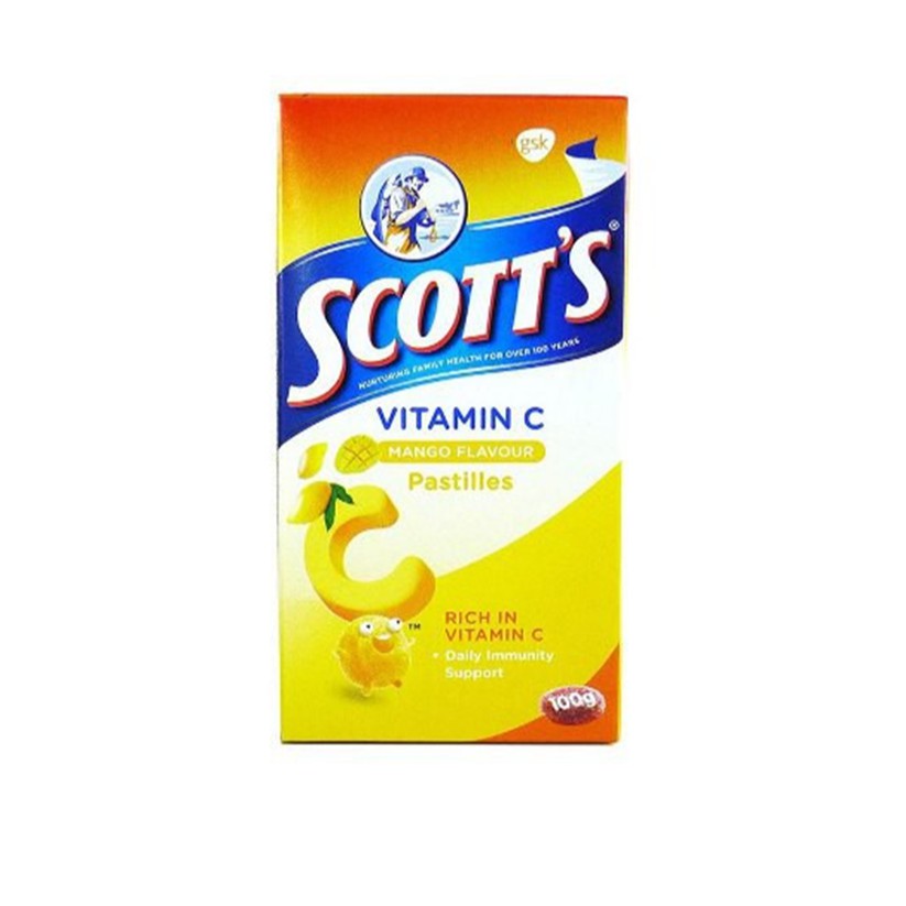 SCOTT'S VIT C 30MG PASTILLE (MANGO - 50'S/100G) | Shopee Malaysia