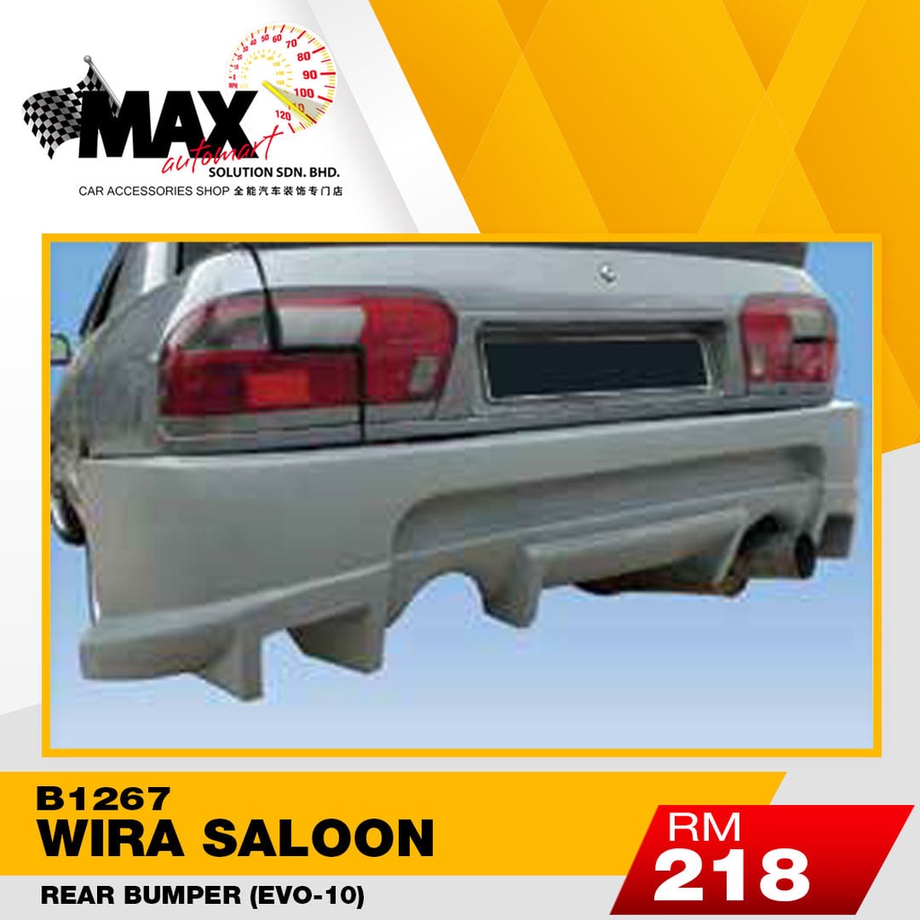 B1267 PROTON WIRA SALOON REAR BUMPER EVO 10 BODYKIT | Shopee Malaysia