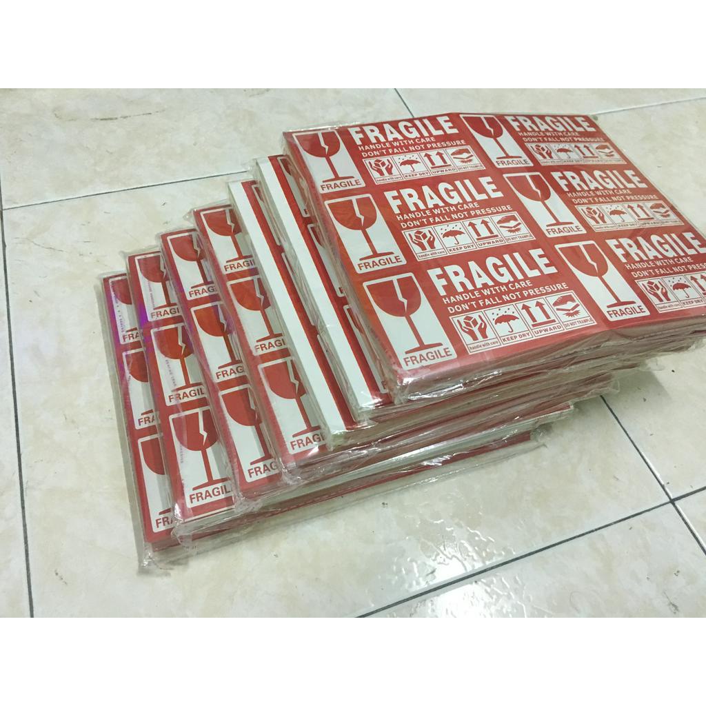 PPP Sticker Fragile 9CM * 5CM Packing Logistic Handle Care Don't Fall ...
