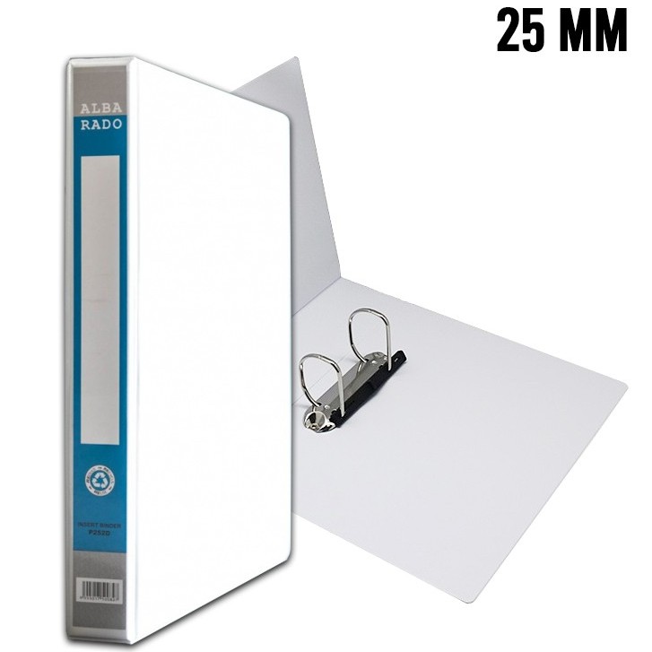 Alba Rado PVC 2D White Ring File A4 Insert Binder P252D - Fail Putih ...