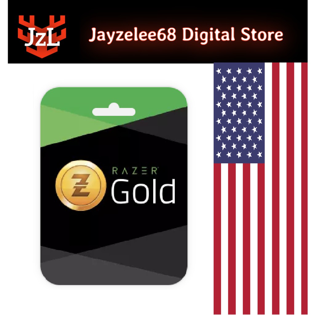 Razer Gold USD (Global Pin) | Shopee Malaysia