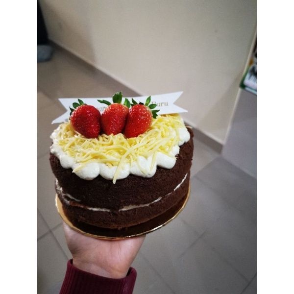 [Add-on] Kek Sponge Sahaja Saiz 6 inci | Shopee Malaysia