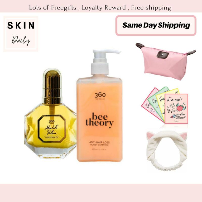 360 Haircare Absolute Potion Honey Hair Oil (50ml) / Bee Theory Anti ...