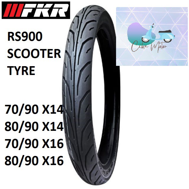 SCOOTER TAYAR FKR 70/90 X14 , 80/90-14 RS900 | Shopee Malaysia