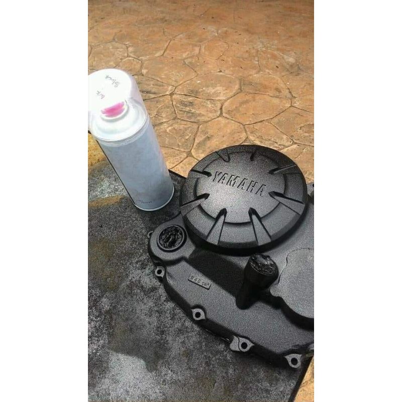 Spray tin cat menggerutu hitam / wrinkle black | Shopee Malaysia