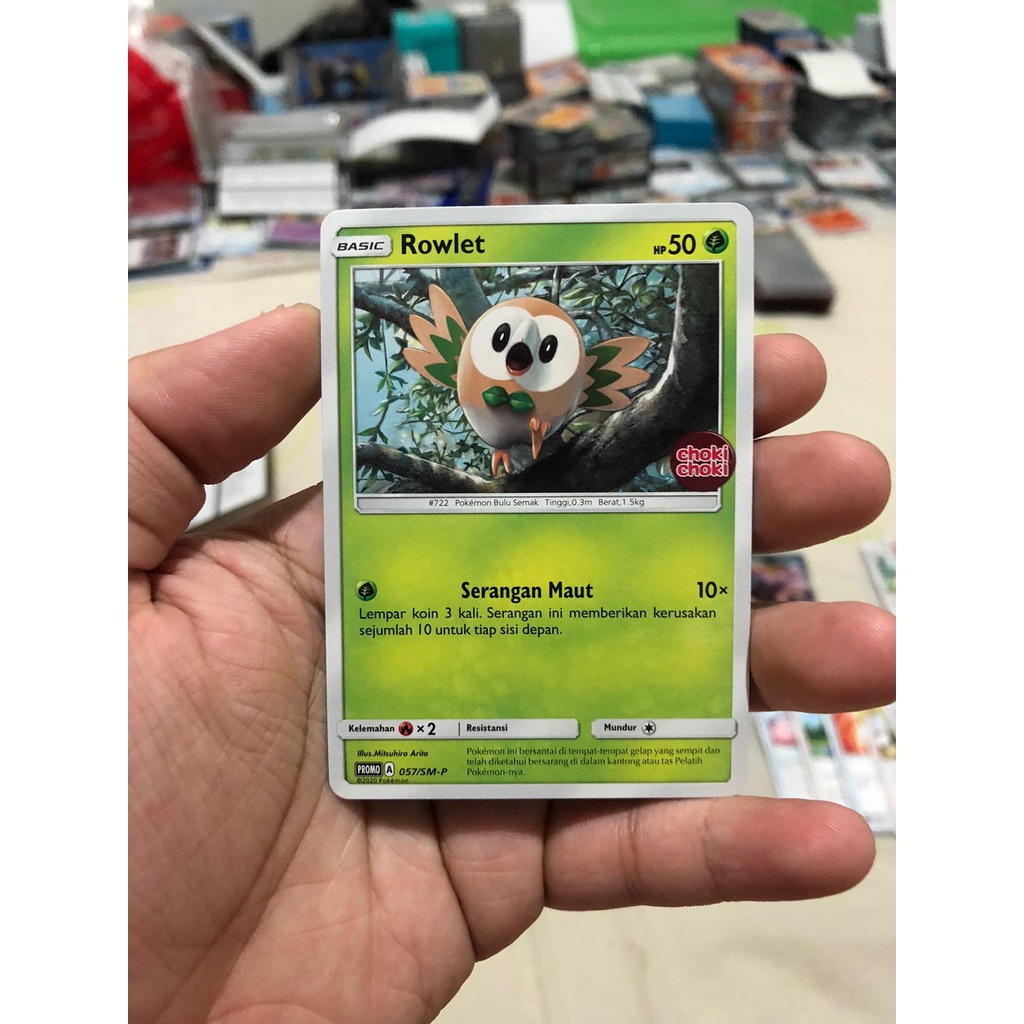 Pokemon Card TCG Card Choki Choki Pokemon Rowlet Litten Popplio Diglett ...