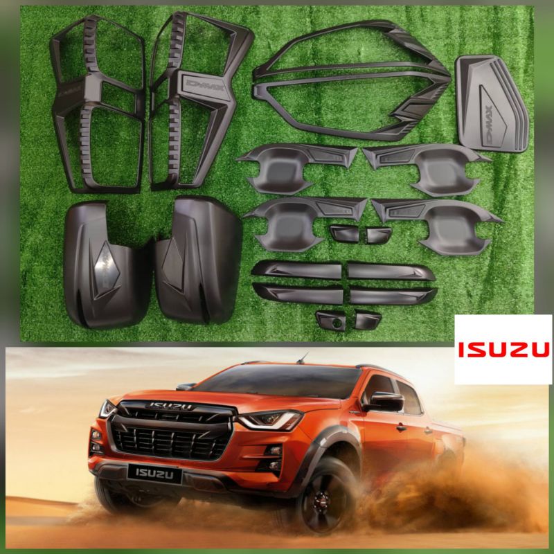 Isuzu Dmax accessories 2021-2023 6 in 1 cover head lamp tail lamp fuel tank side mirror door ...