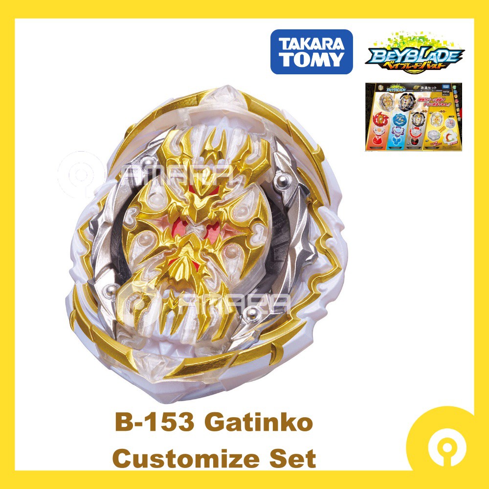 Takara Tomy Beyblade Burst B-153 Gatinko Customize Gasing Spinning Top ...